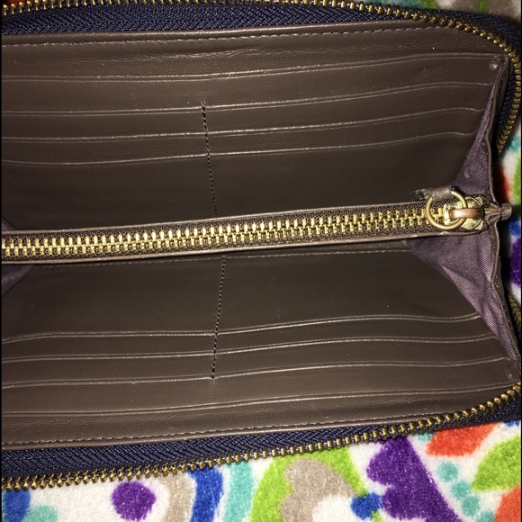 Kooba | Bags | Kooba Navy Wallet | Poshmark